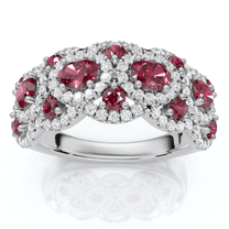 Pompeii 2 5/8Ct Diamond Statement 10k Gold Ring Lab Grown (F/G,VS1-VS2 ...