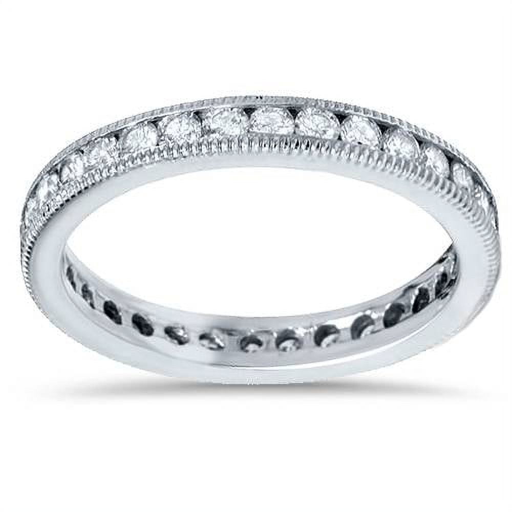 Pompeii 1ct Channel Set Diamond Eternity Ring 14K White Gold (G/H,I1-I2 ...
