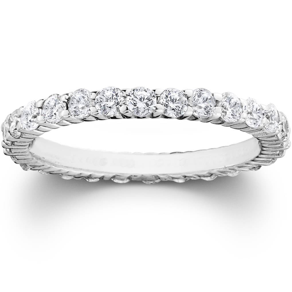 Pompeii 1ct Diamond Eternity Wedding Ring in 14k Yellow Gold (,I1 ...
