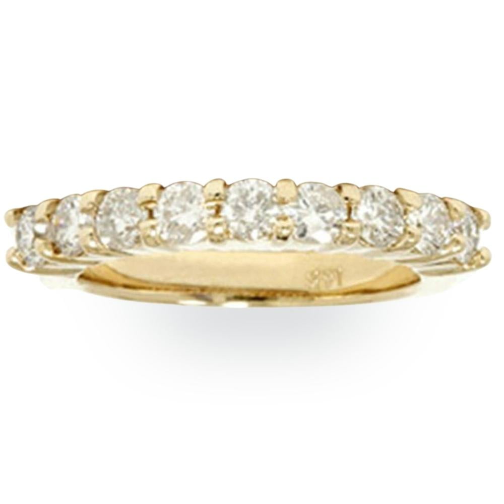 Pompeii 1ct Diamond Wedding Ring 14K Yellow Gold Ring Band (G/H,I1 ...