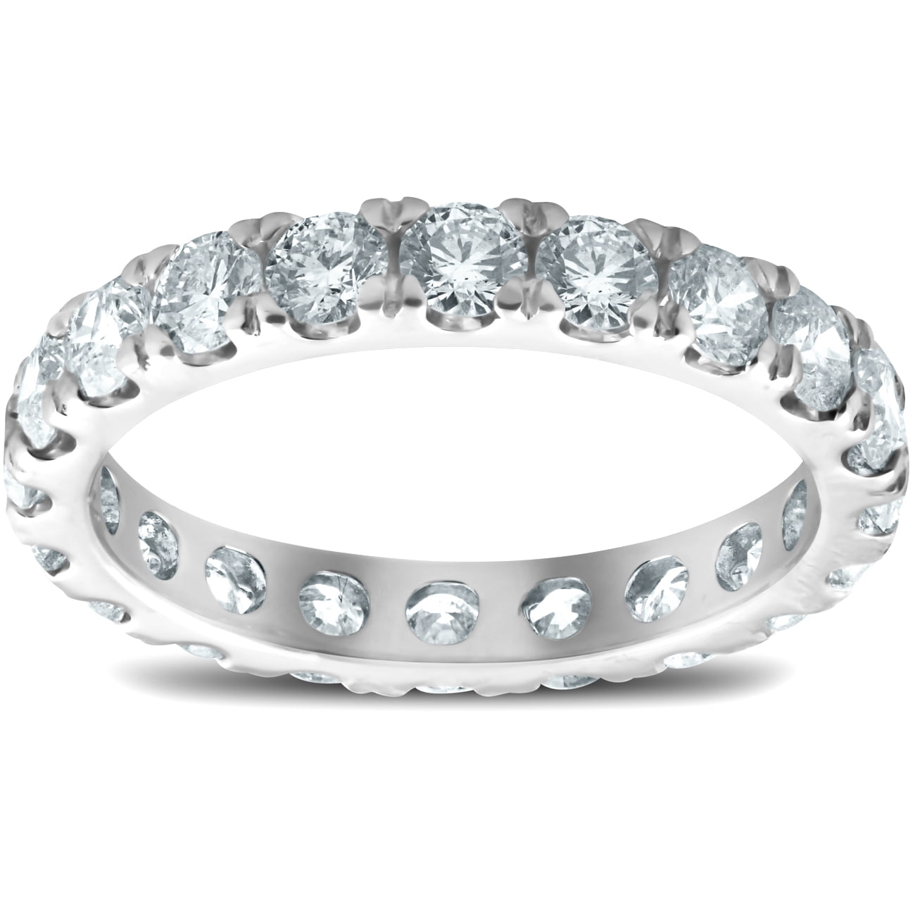 Pompeii 2 Cttw Diamond Eternity Ring Split Prong Womens Wedding Band ...