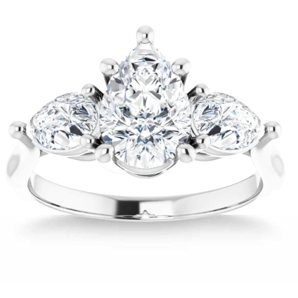 2ct Pear Shaped Engagement Ring