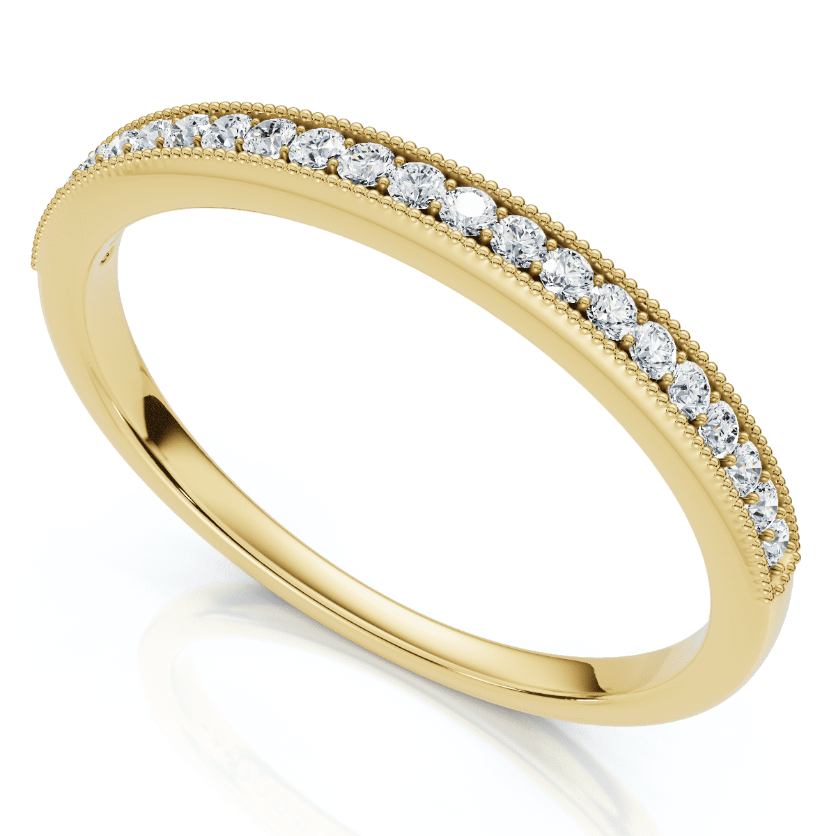 Pompeii 3/8thCt Diamond Sephora Stackable Wedding Anniversary Ring 10k ...