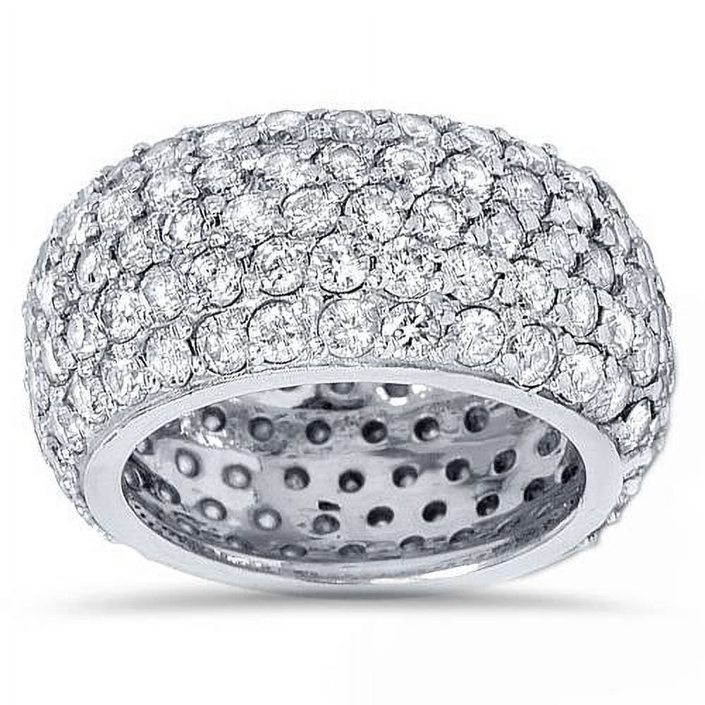 Pompeii 5 3/4ct Pave Lab Grown Diamond Eternity Wedding Anniversary ...