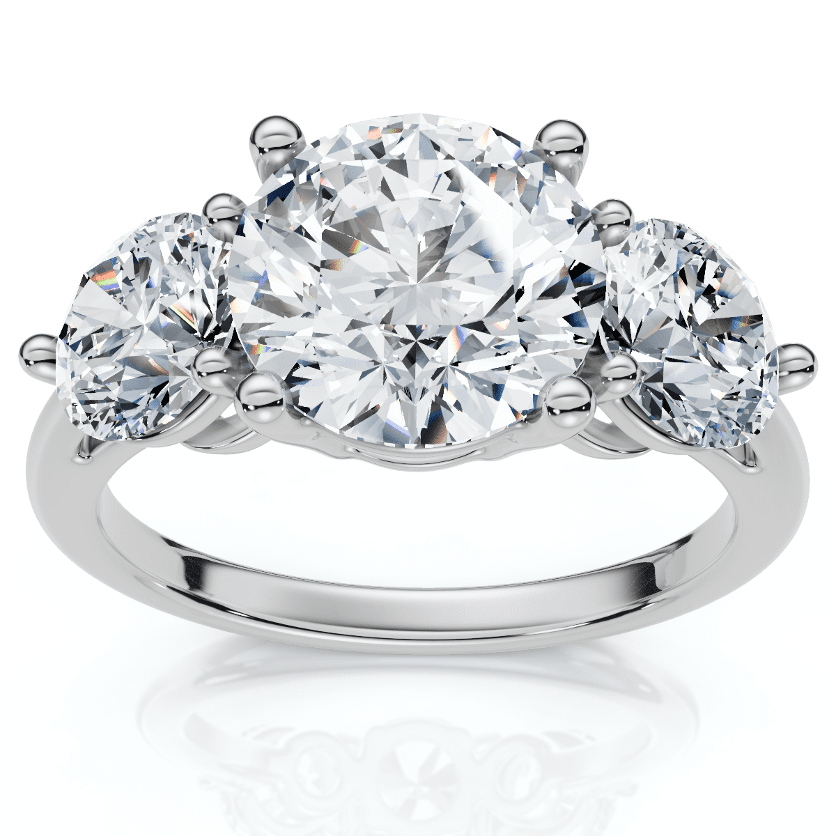 Pompeii Certified 3 1/2Ct Diamond Engagement Ring 14k Gold or Platinum Lab Grown - Walmart.com