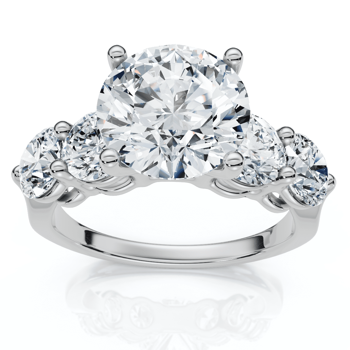 Pompeii Certified 3 1/2Ct Diamond Engagement Ring 14k Gold or Platinum Lab Grown - Walmart.com