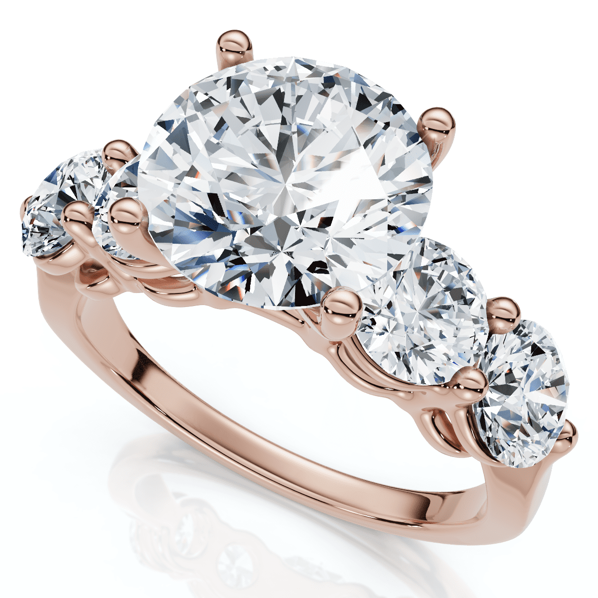 Pompeii Certified 3 1/2Ct Diamond Engagement Ring 14k Gold or Platinum Lab Grown - Walmart.com