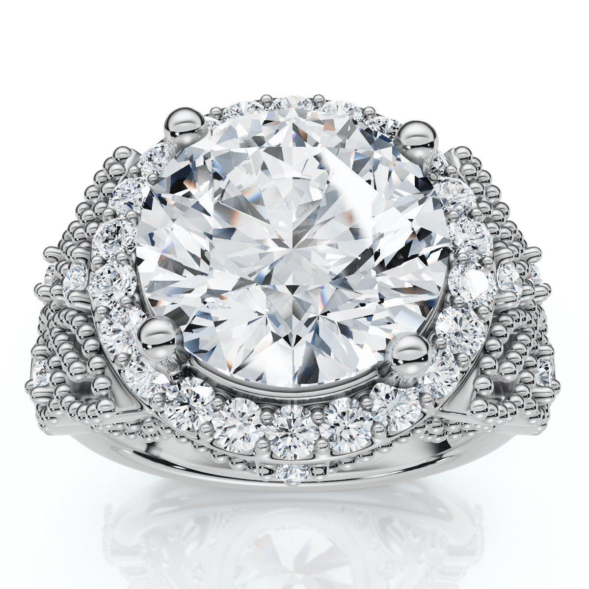 Pompeii Certified 3 1/3Ct Diamond Engagement Ring 14k Gold or Platinum Lab Grown - Walmart.com