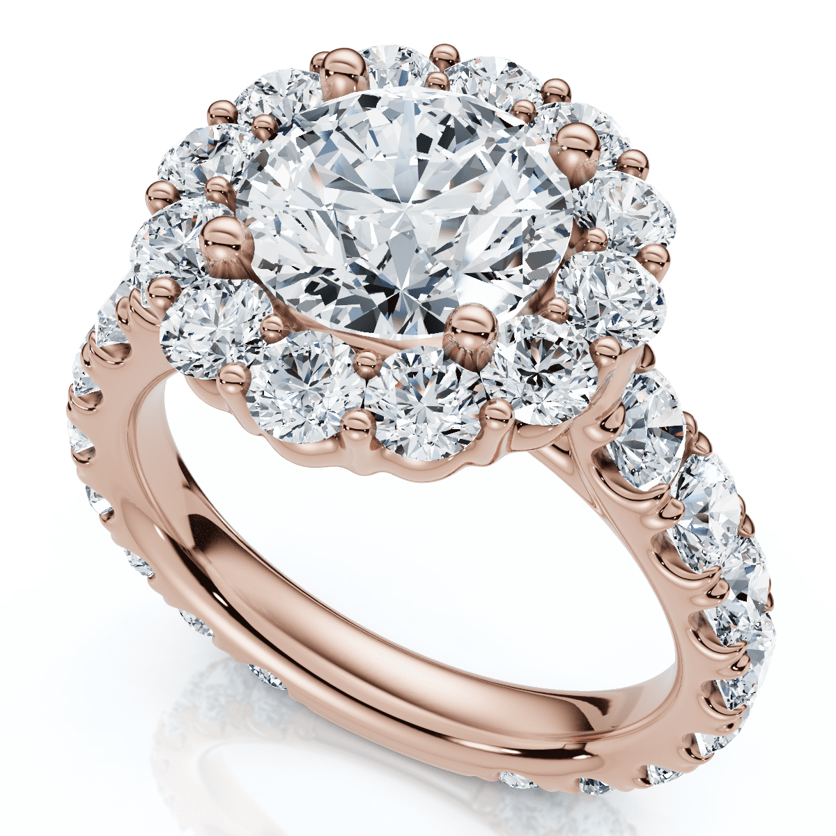 Pompeii Certified 4 1/4Ct Diane Diamond Engagement Ring 14k Gold or Platinum Lab Grown - Walmart.com