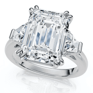 Pompeii3 3Ct Princess Cut Diamond Solitaire Engagement Ring 14k Gold Lab Grown Square Shaped ...