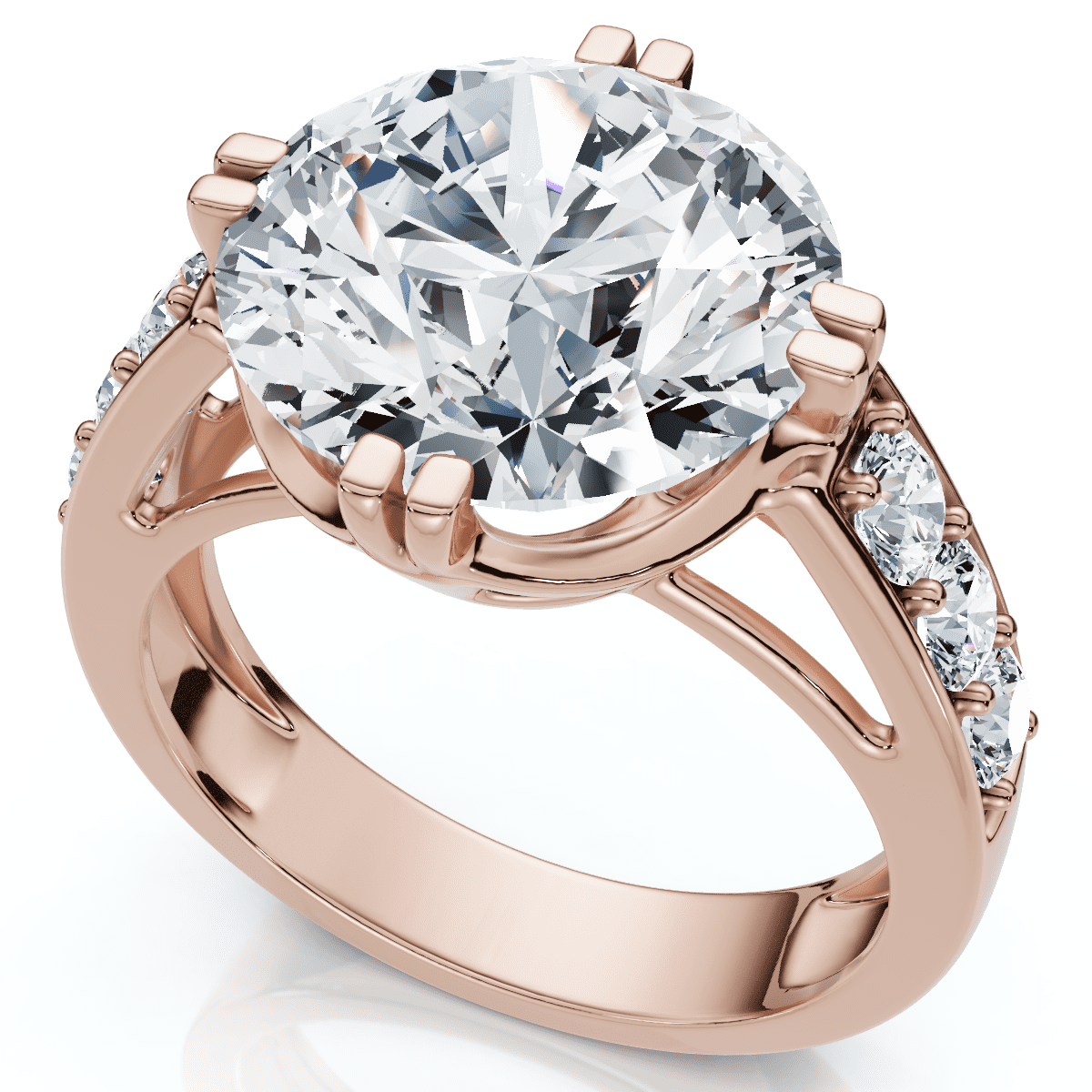 Pompeii Certified 5 1/2Ct Bauer Diamond Engagement Ring 14k Gold or ...