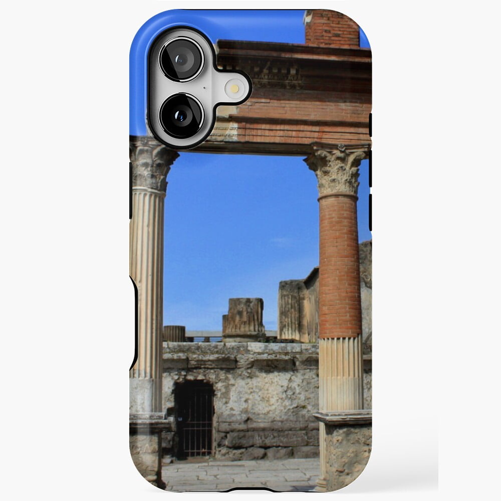 Pompeii Italy Ancient Ruins Historic Art iPhone Case 17 through 11 Pro ...
