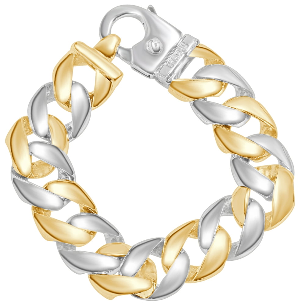 Pompeii Men's Rounded Heavy Cuban 14k Gold (137gram) or Platinum ...