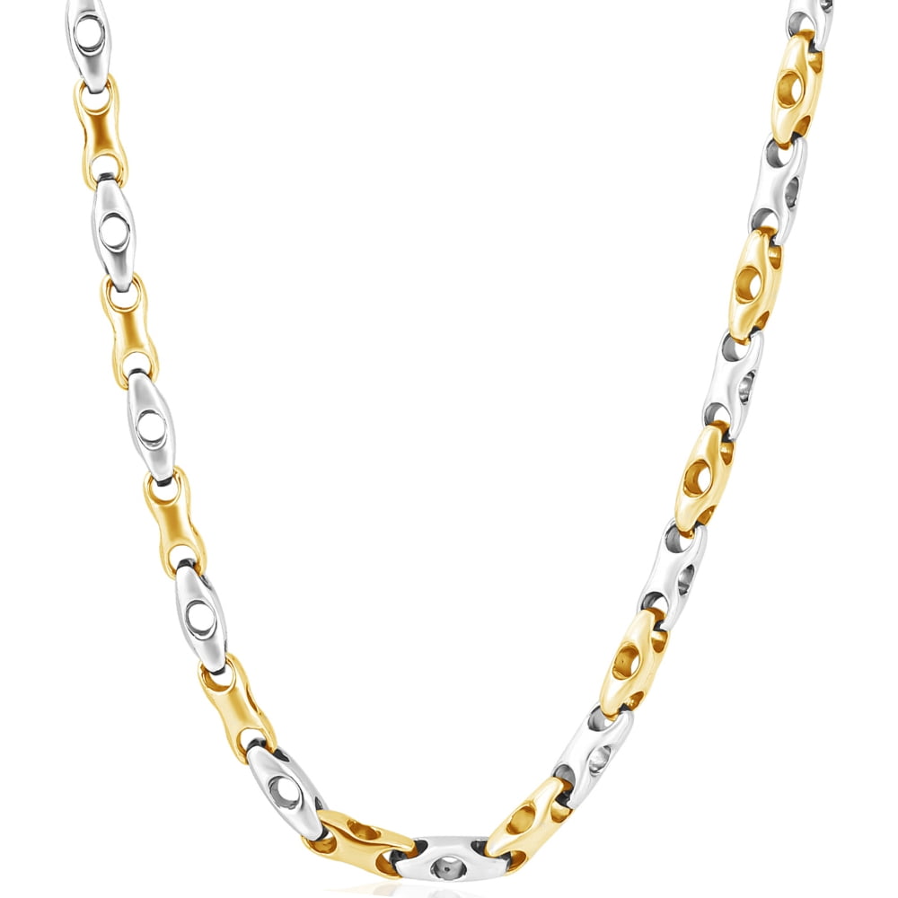 Pompeii Mens Mariner 14k Gold (146gram) or Platinum (274gram) 6mm Link ...