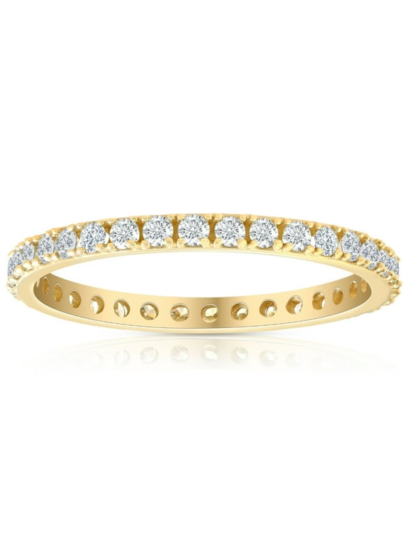 Stackable Gold Diamond Rings