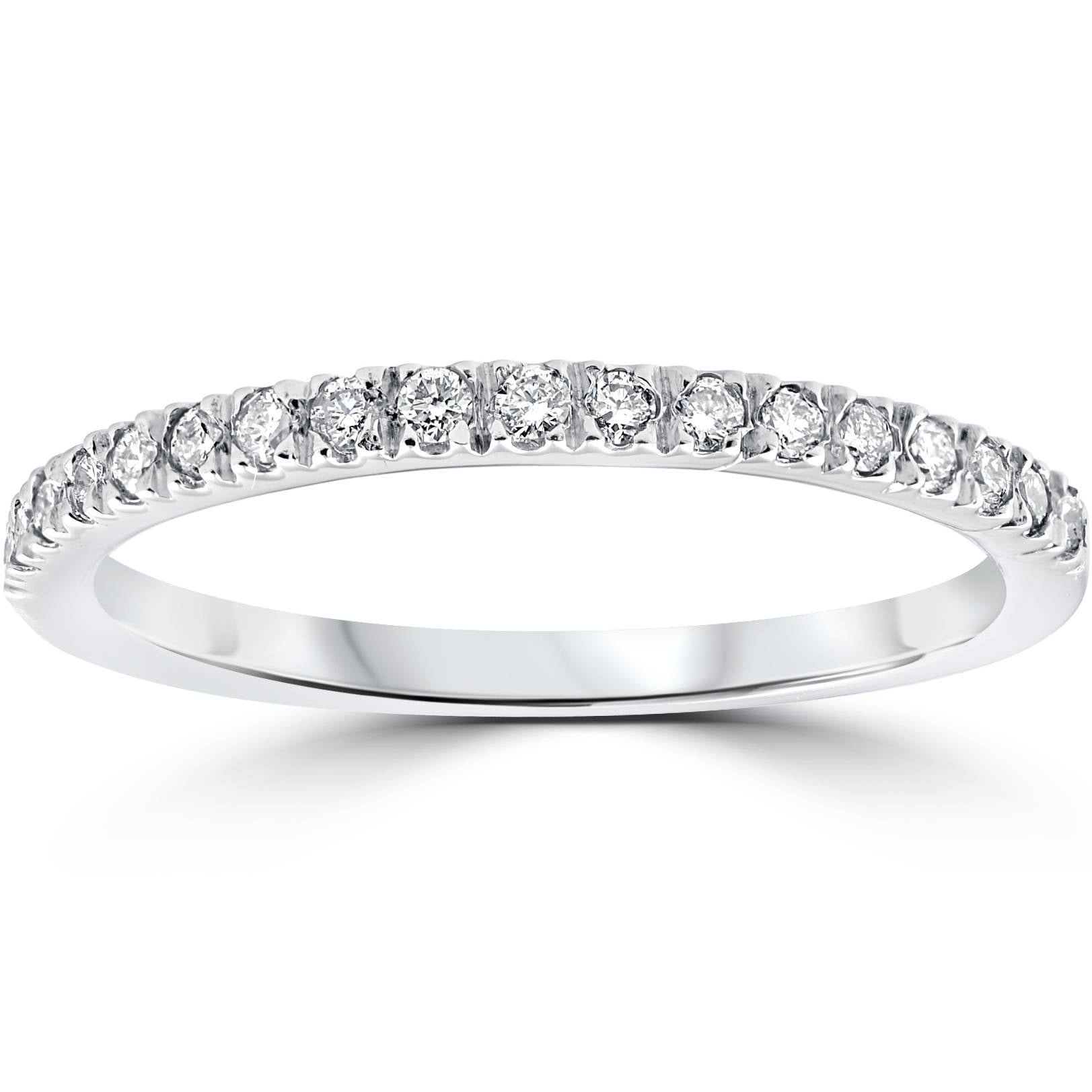 Pompeii3 1/4Ct VS Diamond Wedding Ring for Women 14K White Gold (F,VS ...