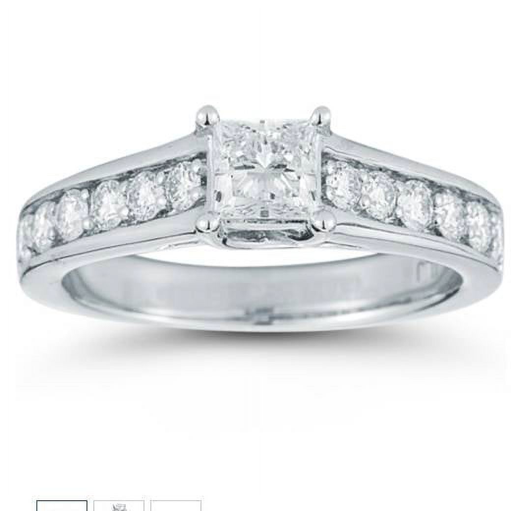 10k gold princess cut gemstone ring - Walmart.com
