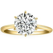 Pompeii Certified 2 1/2Ct Oval Solitaire Diamond Engagement Ring in 14k Gold Lab Grown - Walmart.com