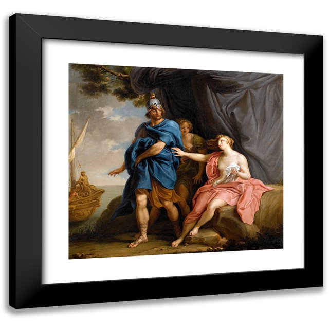 Pompeo Batoni 13x12 Black Modern Framed Museum Art Print Titled - Dido ...