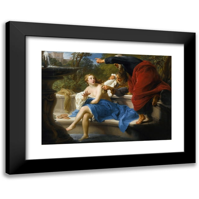 Pompeo Batoni 14x11 Black Modern Framed Museum Art Print Titled ...