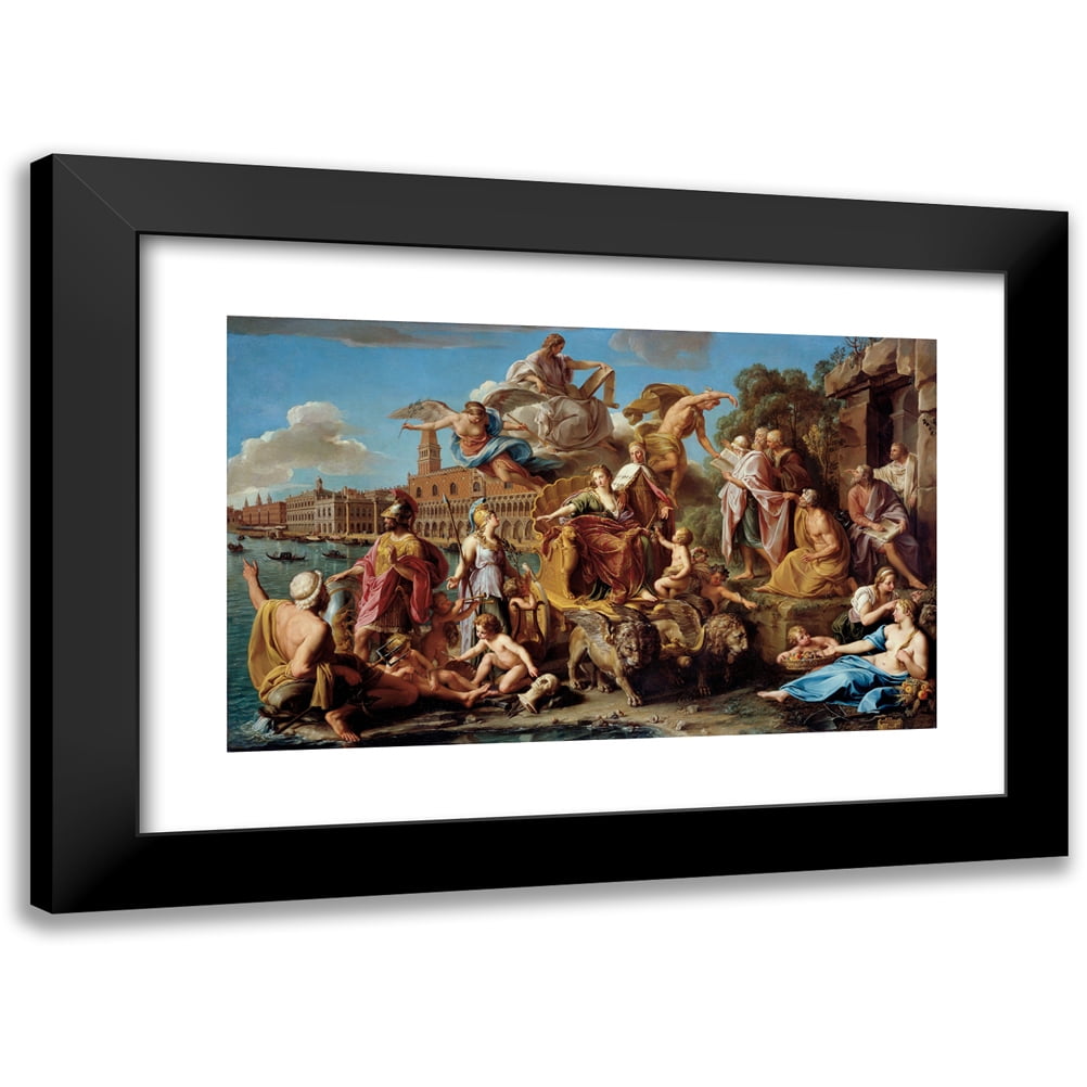 Pompeo Batoni 14x11 Black Modern Framed Museum Art Print Titled - The ...