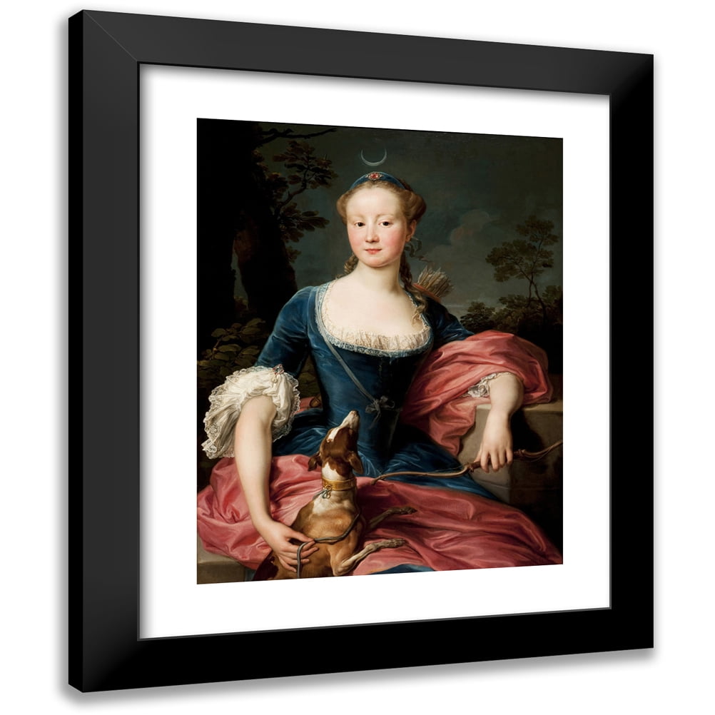Pompeo Batoni 15x18 Black Modern Framed Museum Art Print Titled ...
