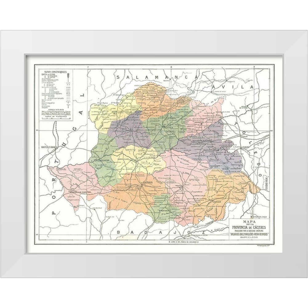 Pompido 14x12 White Modern Wood Framed Museum Art Print Titled ...