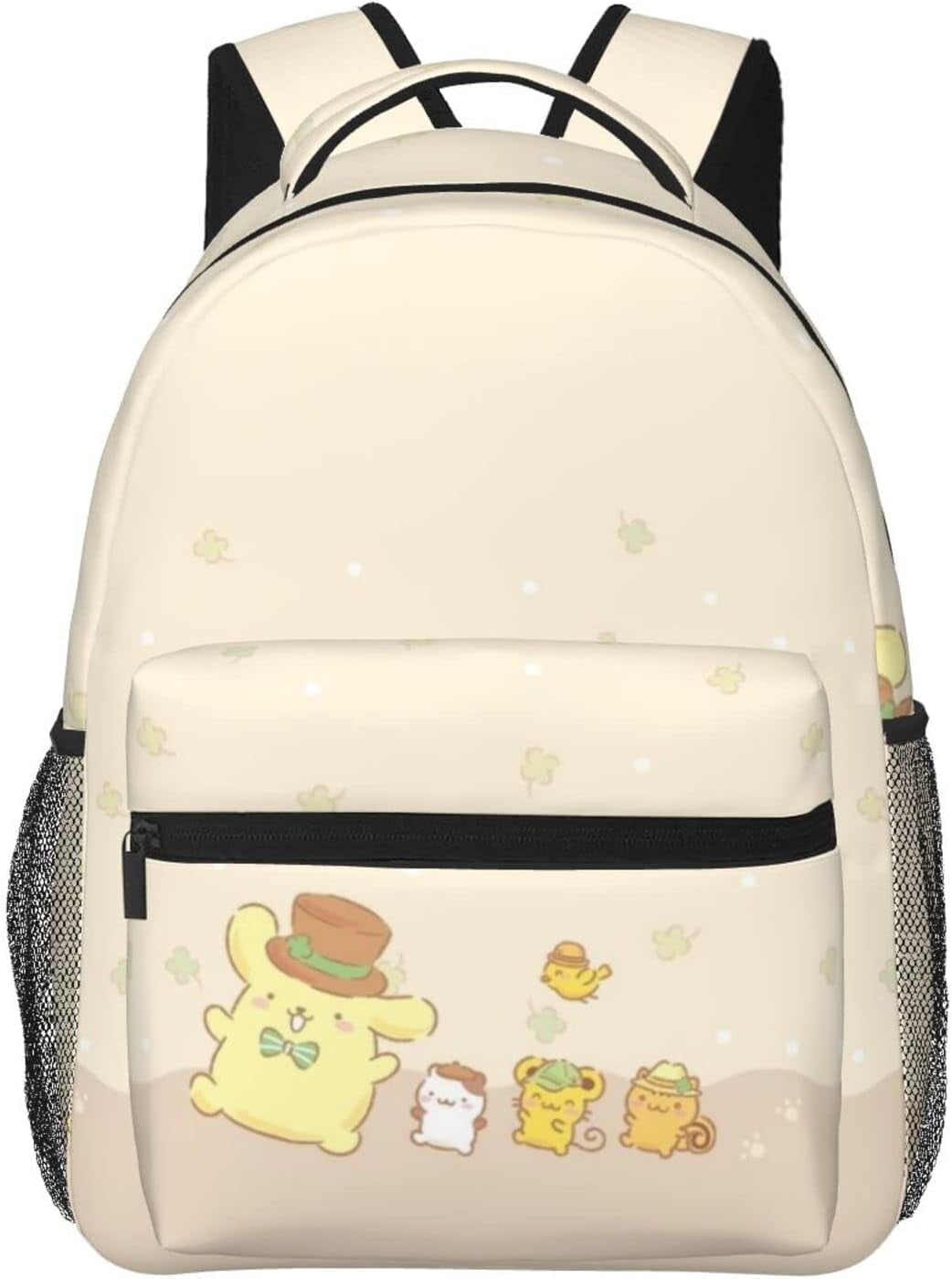 ‌Pompom Purin Kawaii Backpack Laptop Backpack For Women Anime Puppy 3d ...
