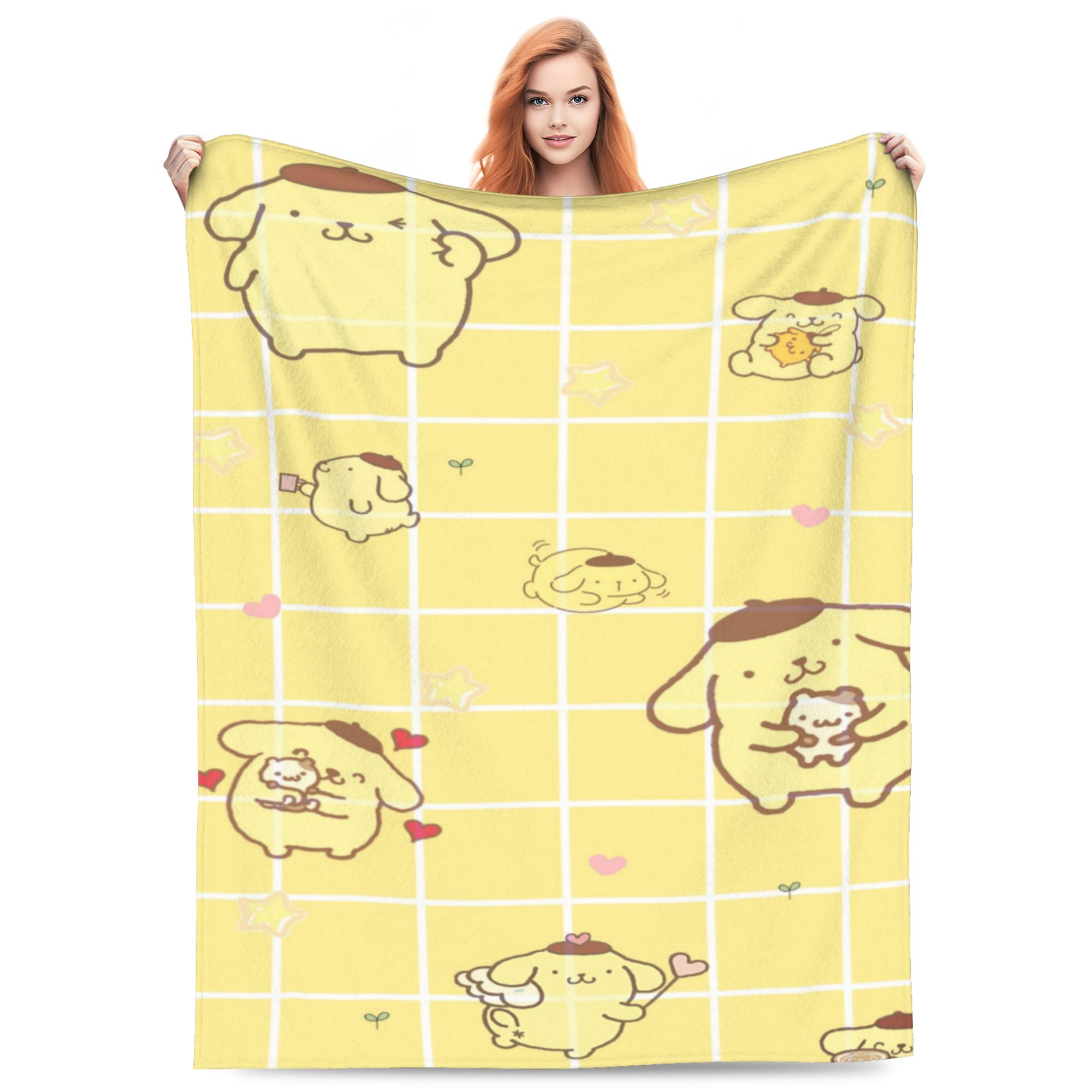 Pompompurin 3D Printing Blanket, Lightweight Throw Blankets Flannel ...