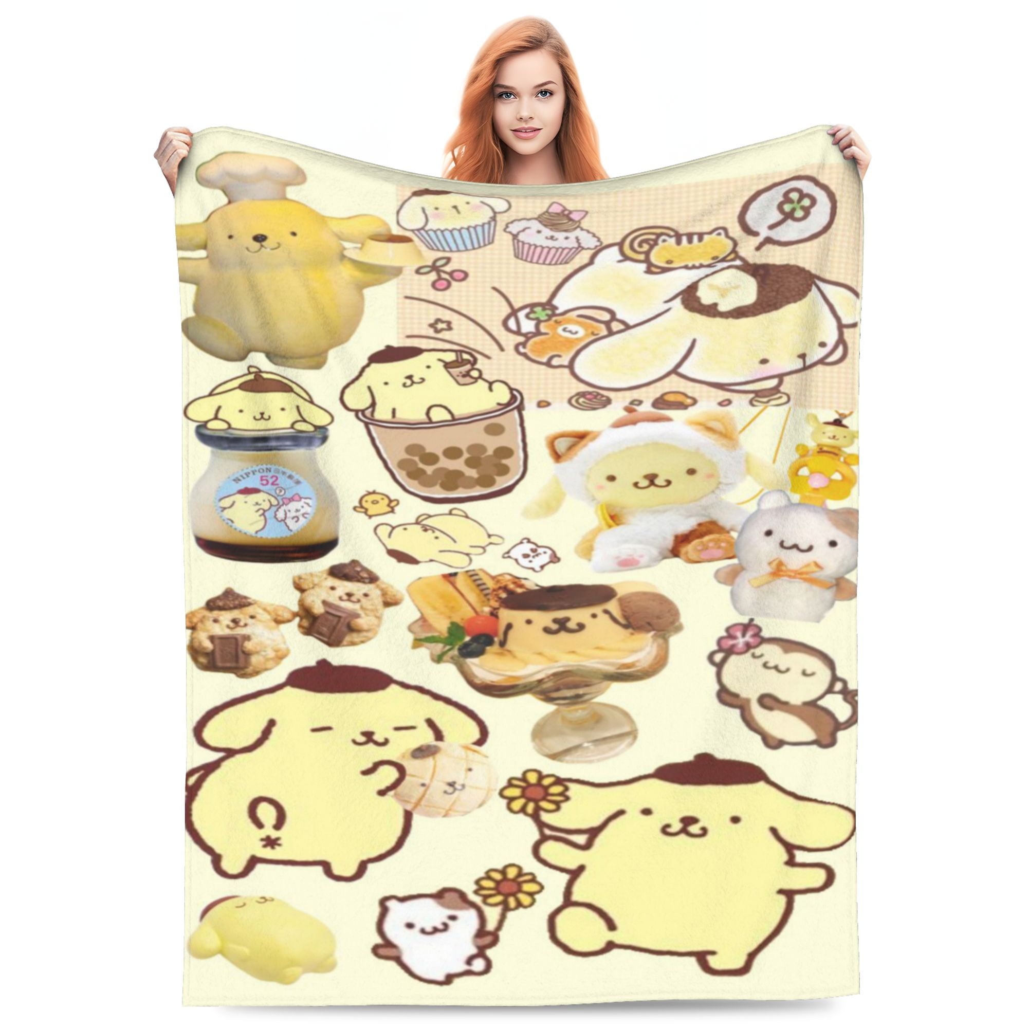 Pompompurin 3D Printing Blanket, Lightweight Throw Blankets Flannel ...
