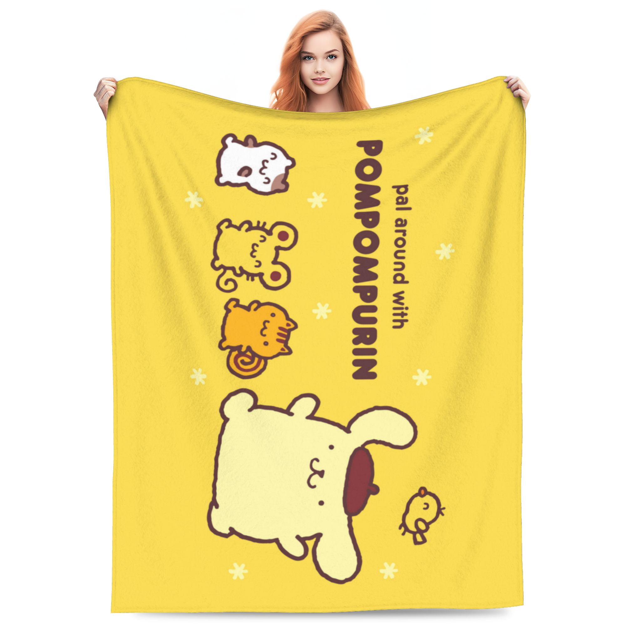 Pompompurin 3D Printing Blanket, Lightweight Throw Blankets Flannel ...