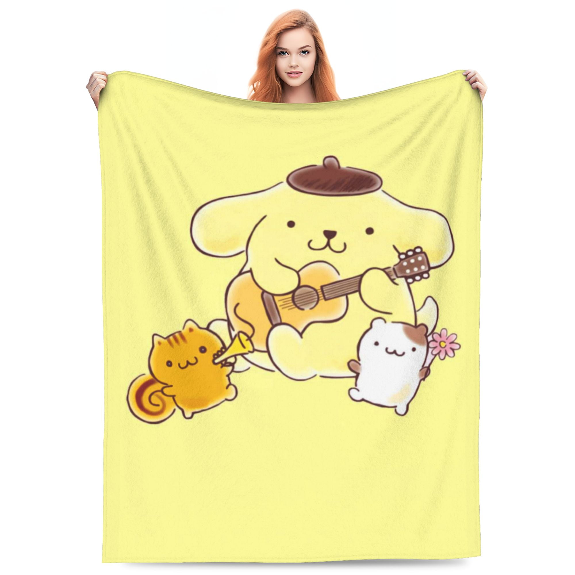 Pompompurin 3D Printing Blanket, Lightweight Throw Blankets Flannel ...