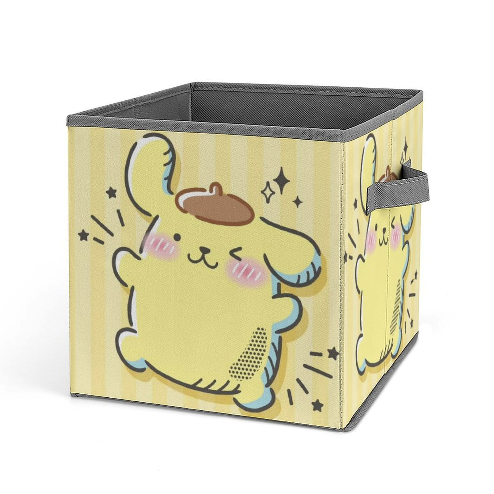 Pompompurin Anime Cartoon Cube Storage Bins for Shelves, Fabric ...