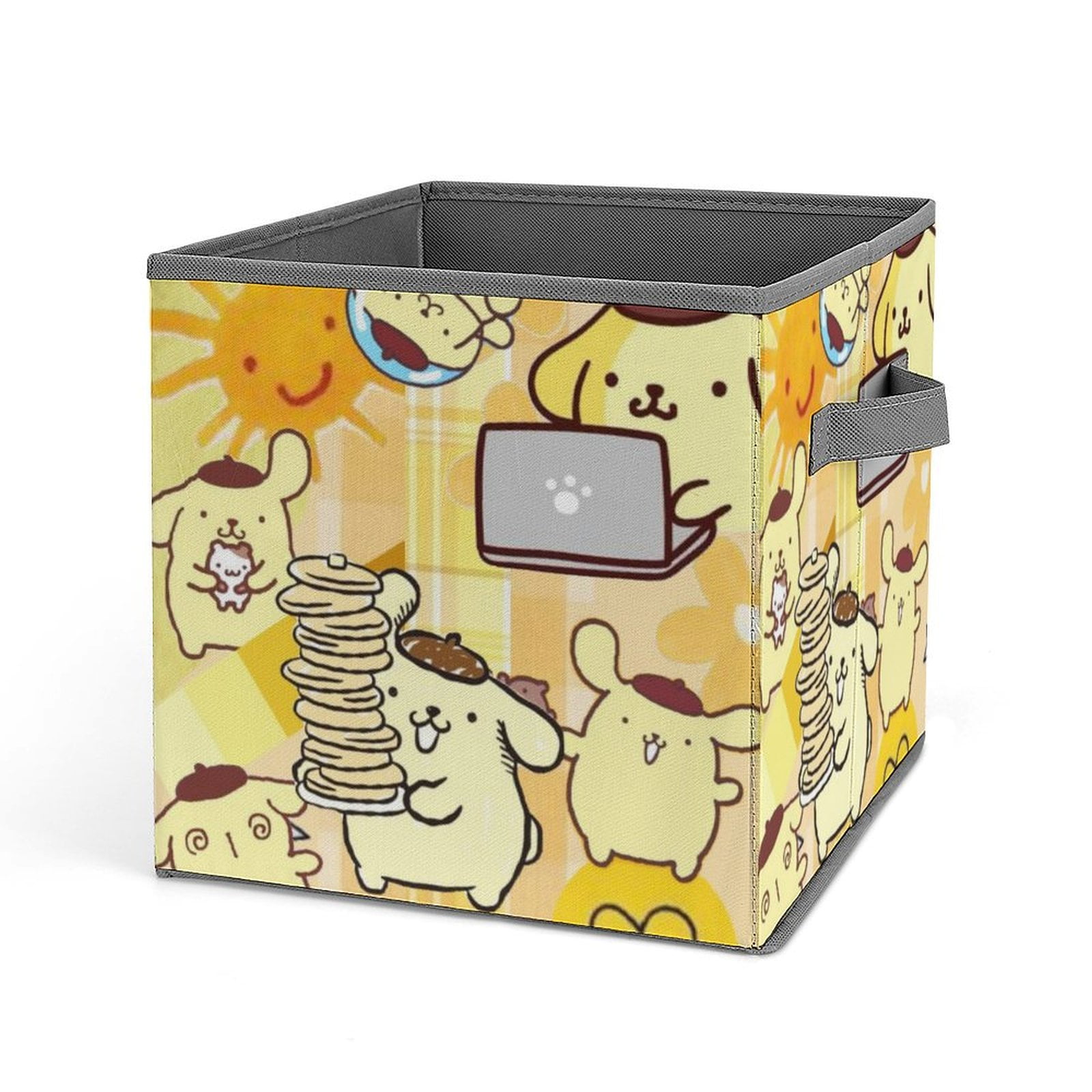 Pompompurin Anime Cartoon Cube Storage Bins for Shelves, Fabric ...
