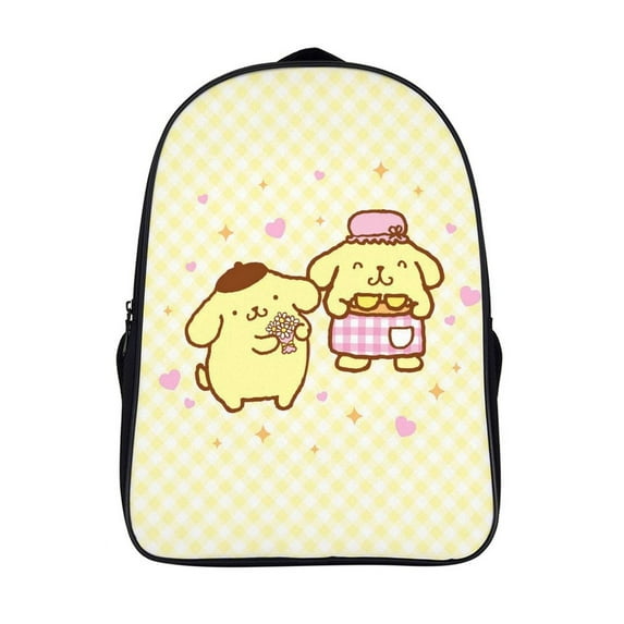 Pompompurin Backpack 16 Inch Bookbag Casual Daypack Travel Backpacks ...
