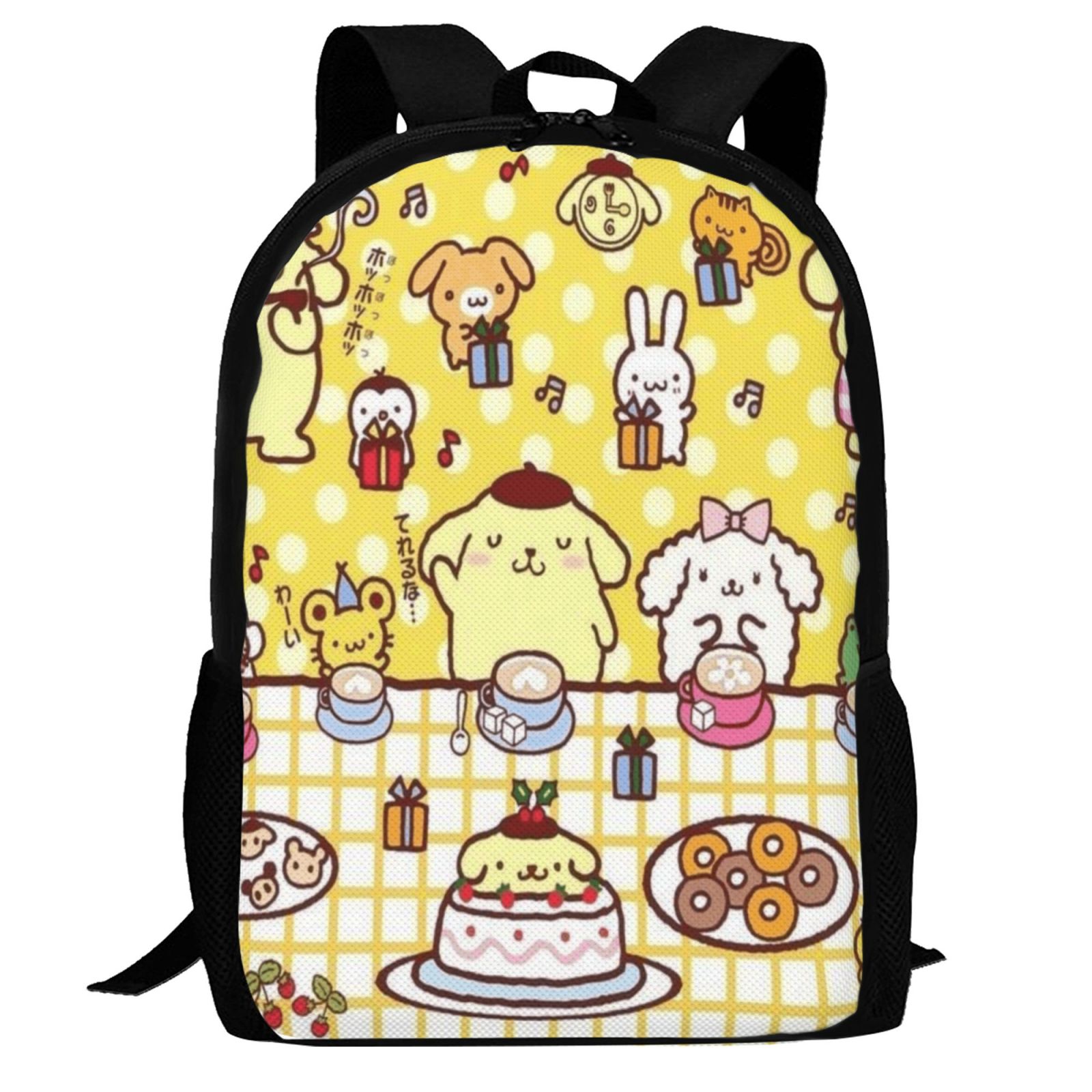 Pompompurin Backpack Casual Daypack Backpacks Large Capacity Shoulder ...