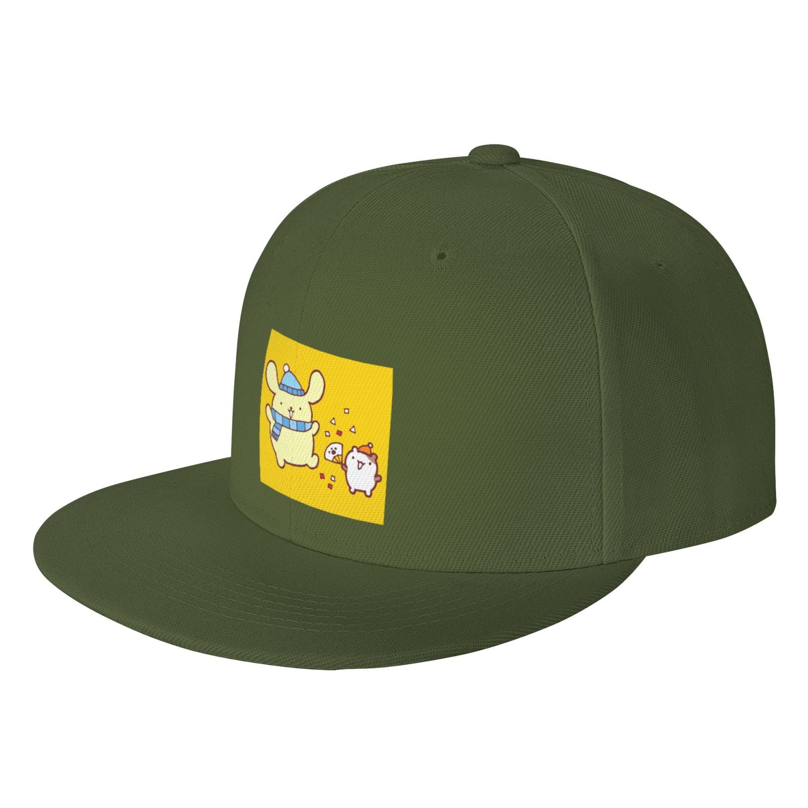Pompompurin Classic Snapback Hat Adjustable Trendy Baseball Cap Unisex ...