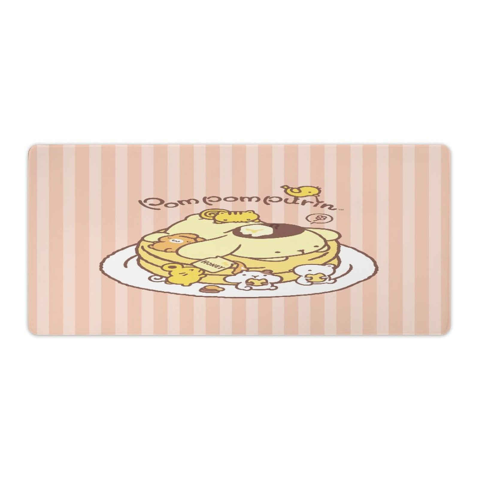 Pompompurin Computer Mouse Mat with Anti-Slip Rubber Base Anti-Fray ...