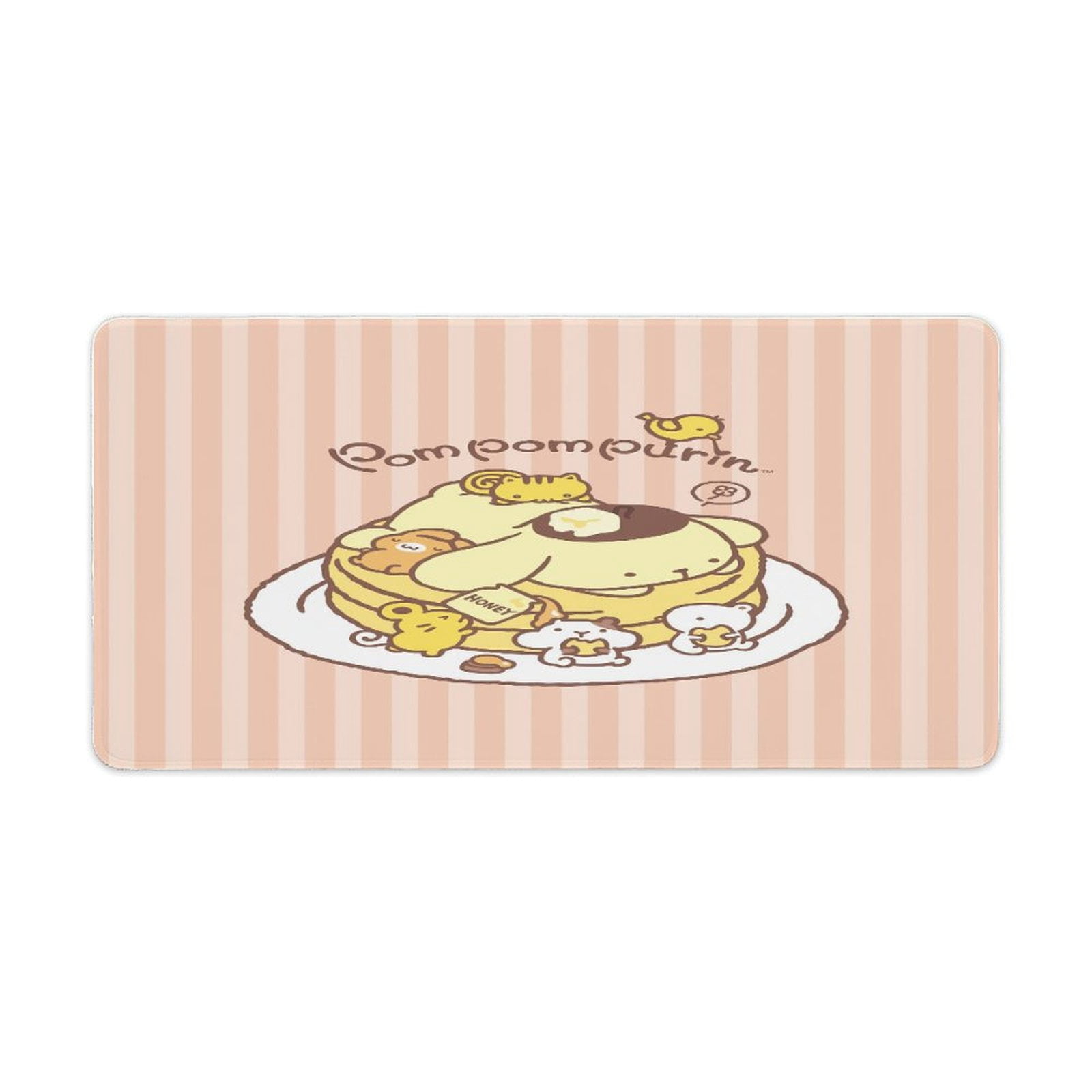 Pompompurin Computer Mouse Mat with Anti-Slip Rubber Base Anti-Fray ...