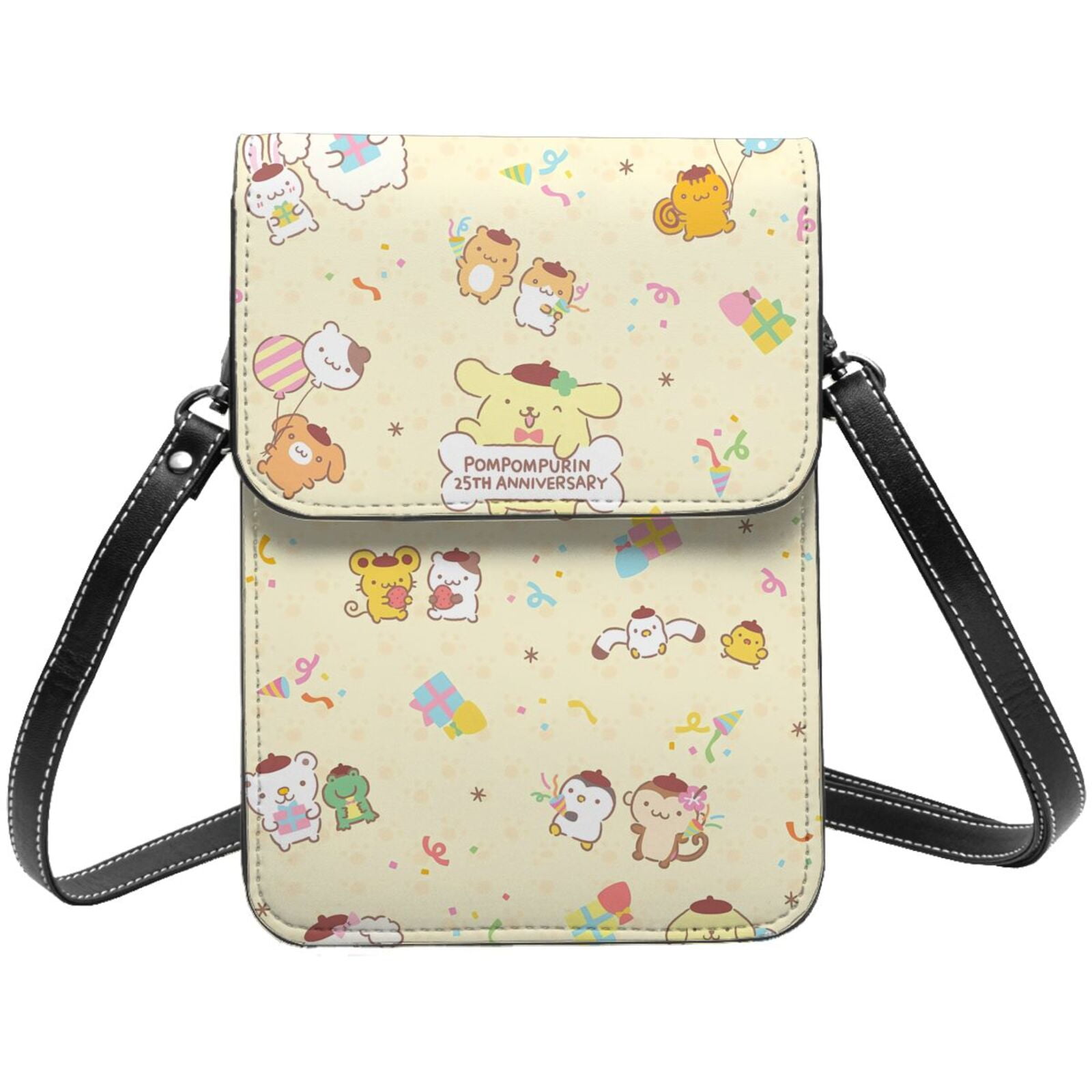 Pompompurin Crossbody Cell Phone Purse for Women Lightweight Mini ...