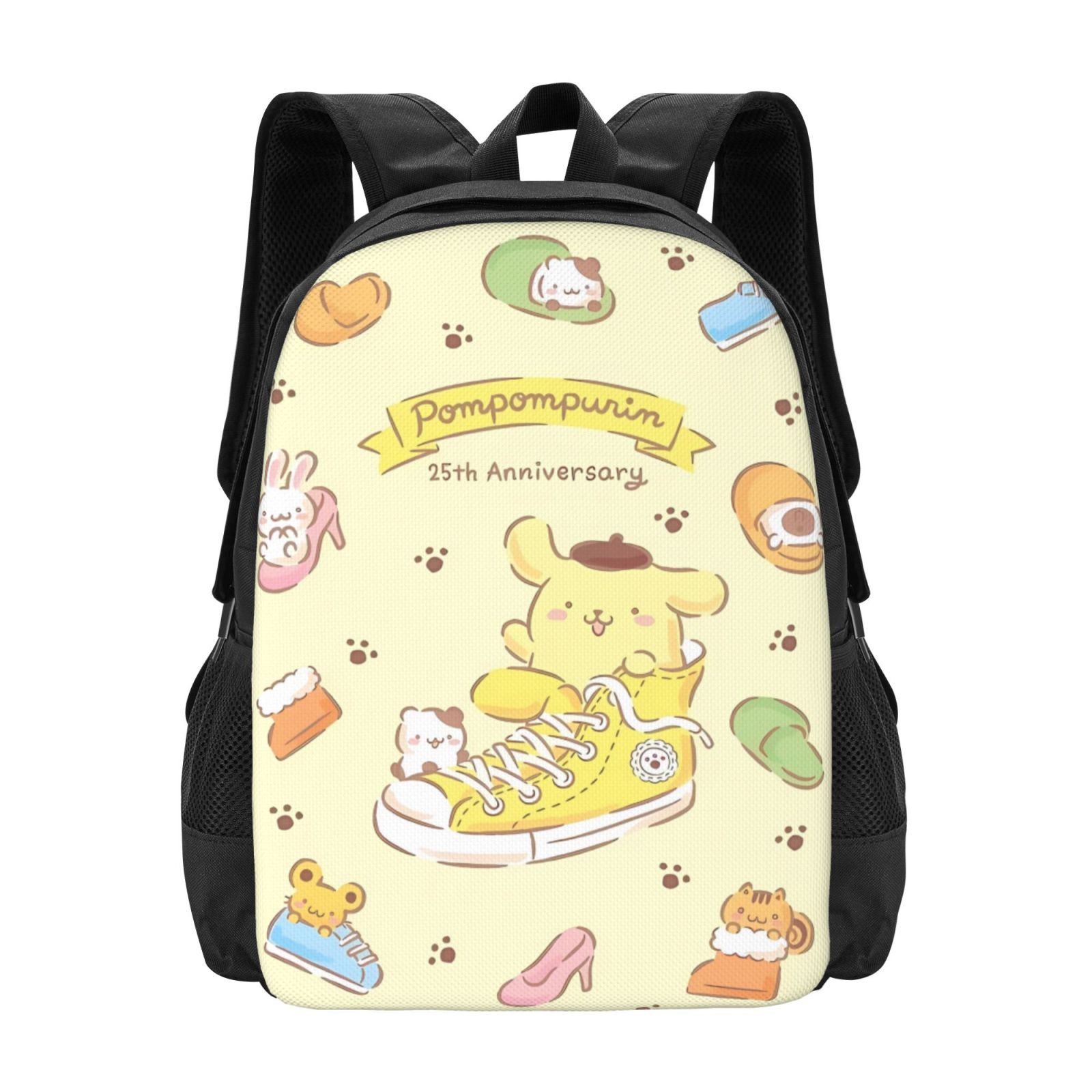 Pompompurin Cute Kawaii Backpack, Large Capacity Fashionable Casual ...