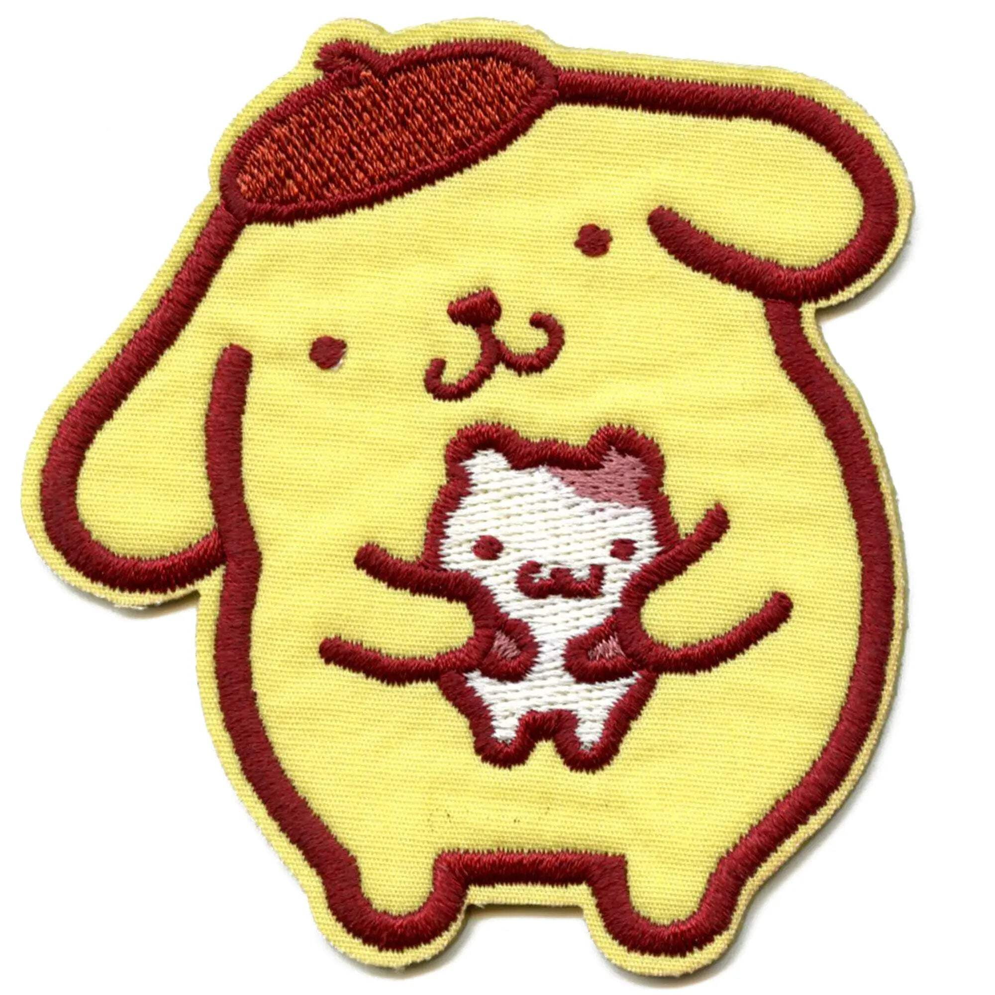 Pompompurin Holding Muffin Patch Purin with Hamster Embroidered Iron On ...
