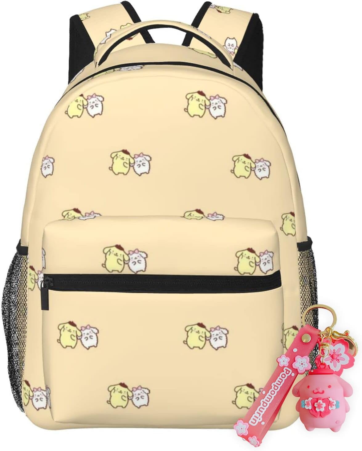 Pompompurin Kawaii Backpack Laptop Backpack For Women Anime Puppy 3d ...