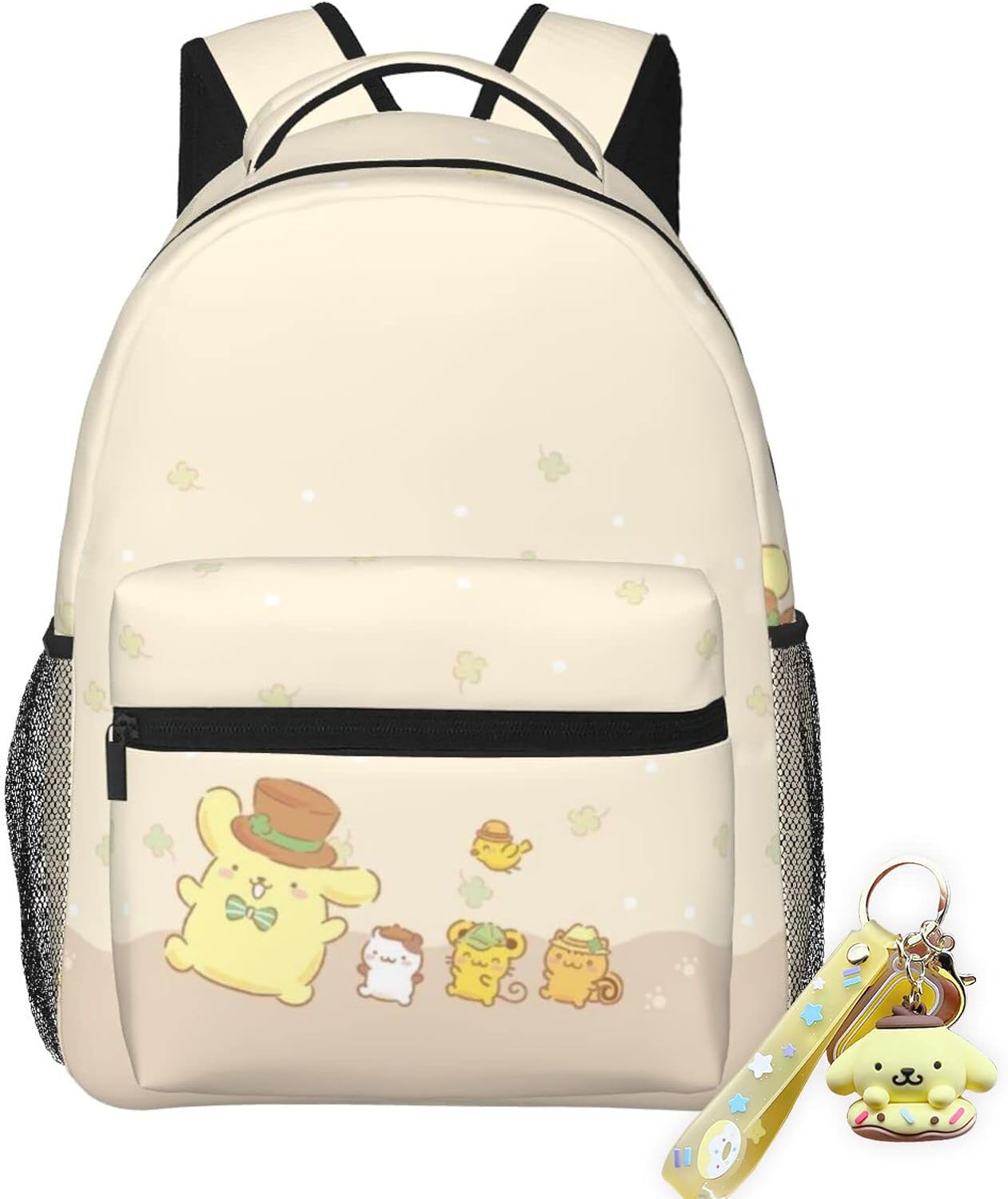 Pompompurin Kawaii Backpack Laptop Backpack For Women Anime Puppy 3d ...