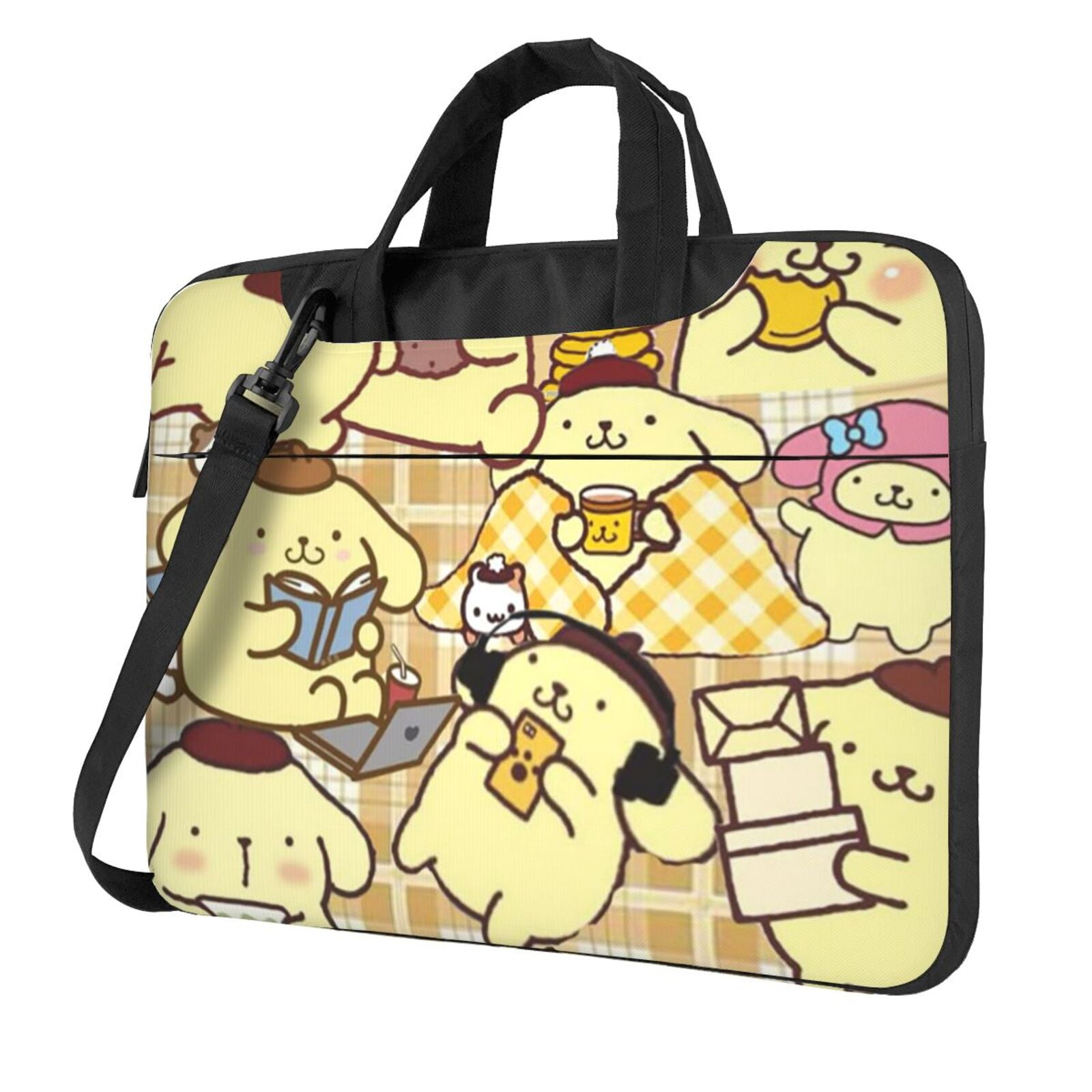 Pompompurin Laptop Bag, 15.6 inch Computer Bag Messenger Shoulder Bag ...