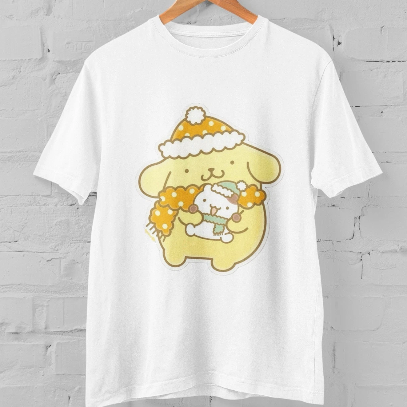 Pompompurin Muffin Cute Winter Hoodie Kawaii Sanrio Characters Gift ...