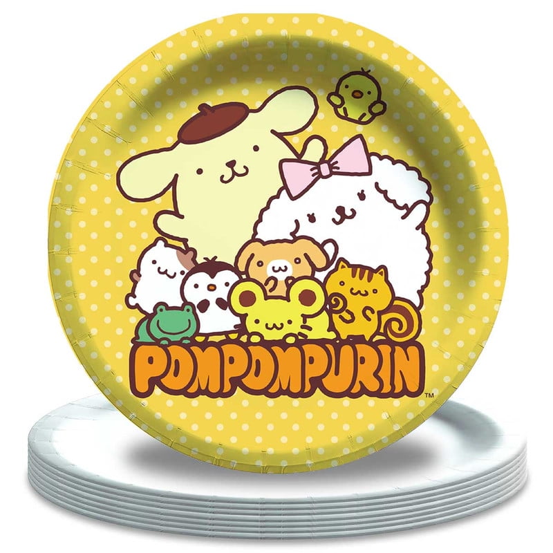 Pompompurin Plates Party Supplies Birthday Decorations Tableware ...