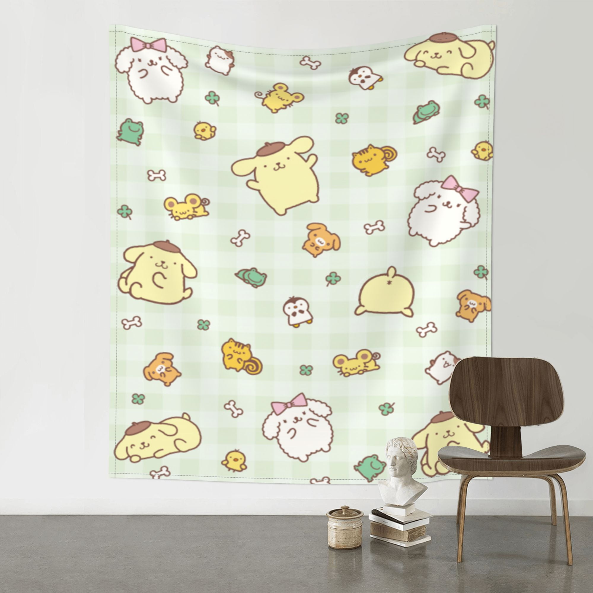 Pompompurin Wall Tapestry Anime Poster For Bedroom Aesthetics Funny ...
