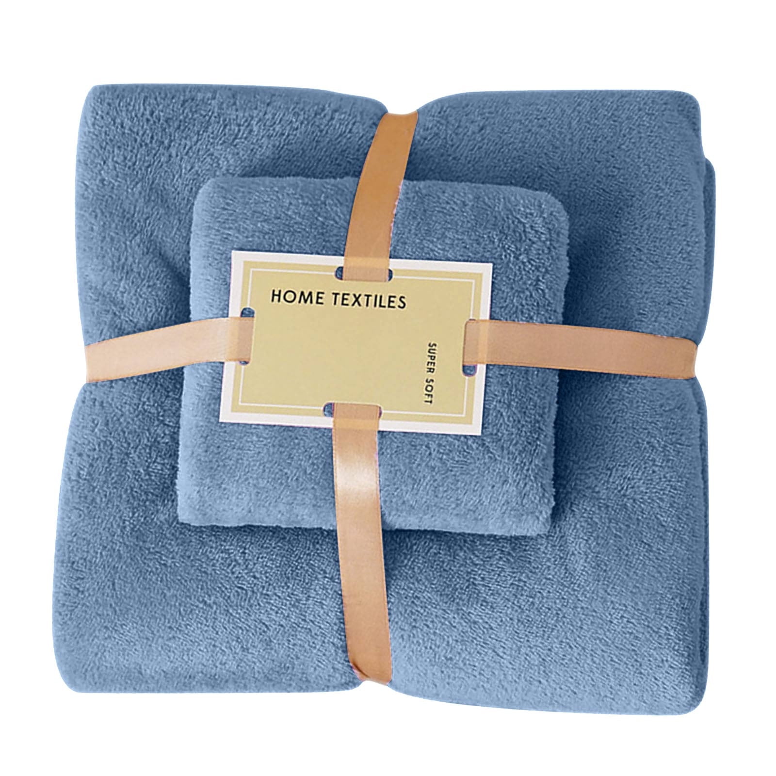 Pompotops 2-Piece Set 28.74*51 and 13.77*29.52 Inches Bath Towel ...