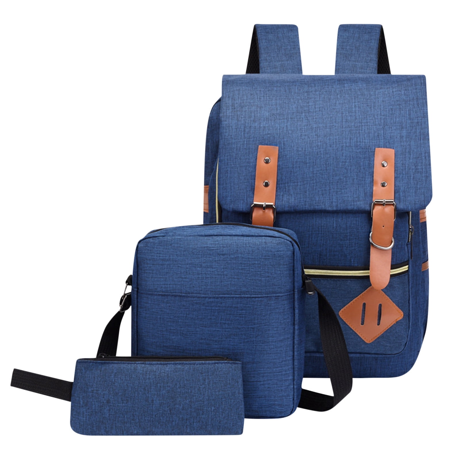 Pompotops Up to 50% off, Backpack Three Piece Set, Large Student ...